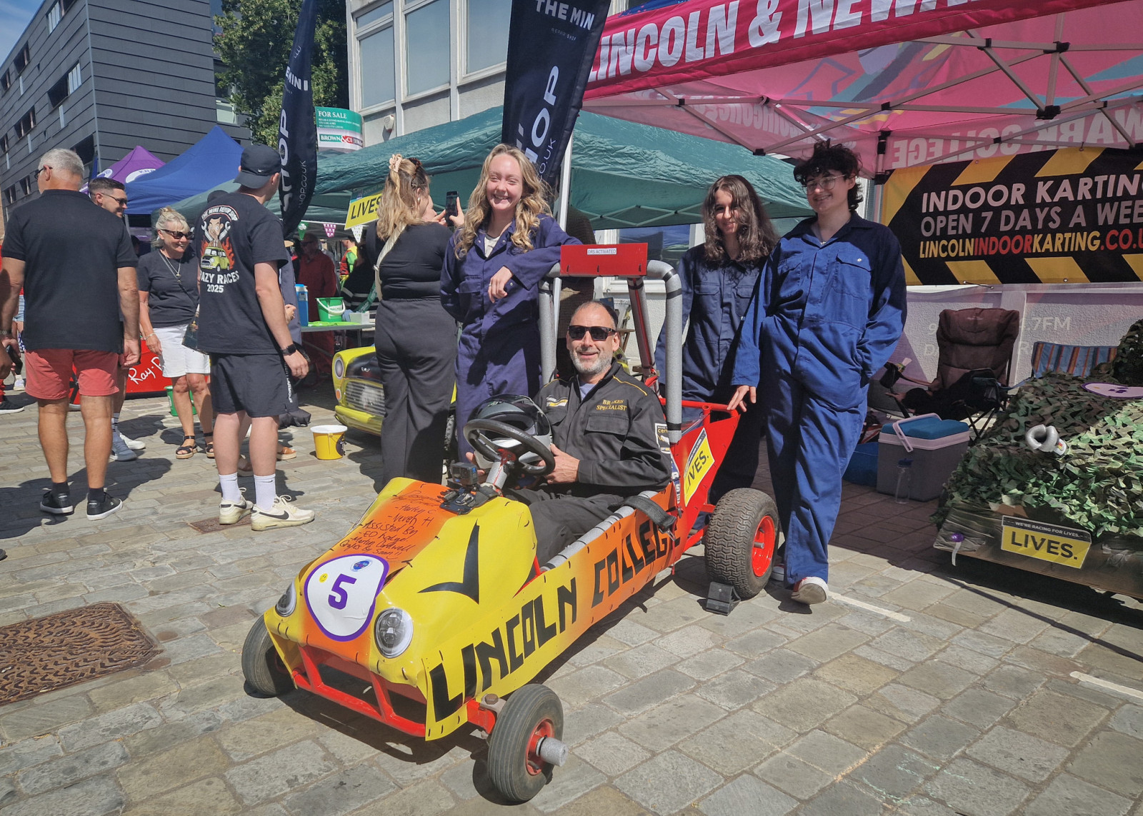 Students Take on Krazy Races for the First Time