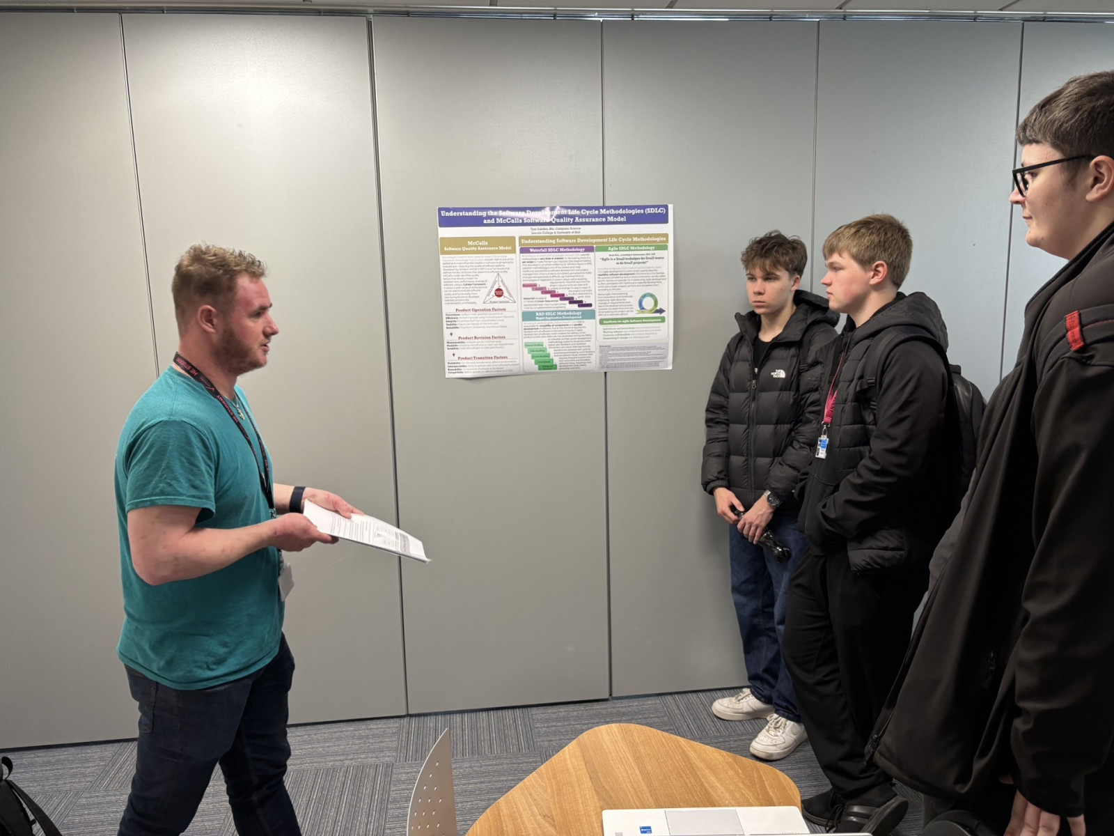 Computer Science Students Showcase Project Posters