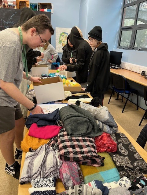 Students support homelessness this Christmas with shoebox initiative